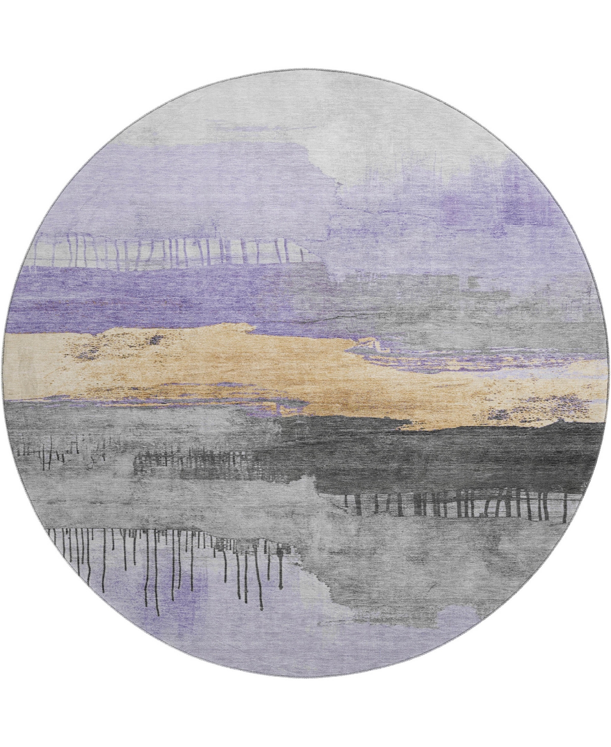 Click here for Addison Mayfield AMF1880 8 x 8 Round Area Rug - La... prices