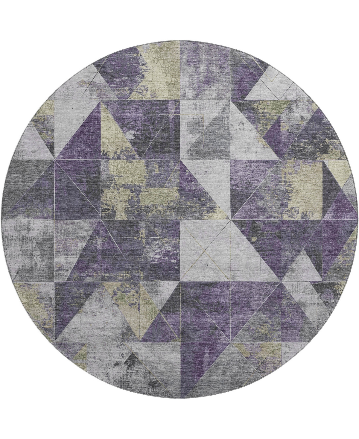 Click here for Addison Mayfield AMF1888 8 x 8 Round Area Rug - Pu... prices