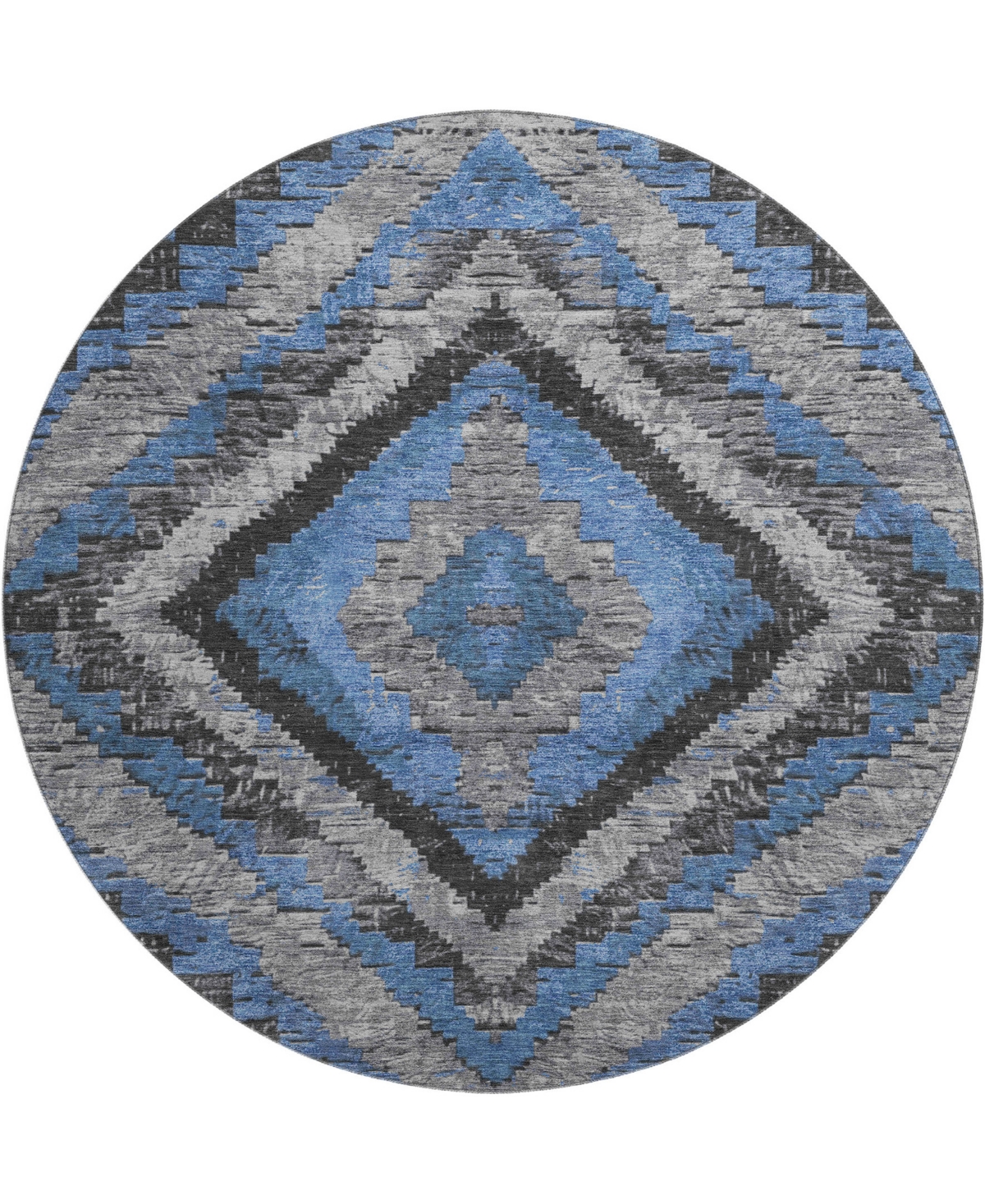Click here for Addison Mayfield AMF1890 8 x 8 Round Area Rug - Bl... prices