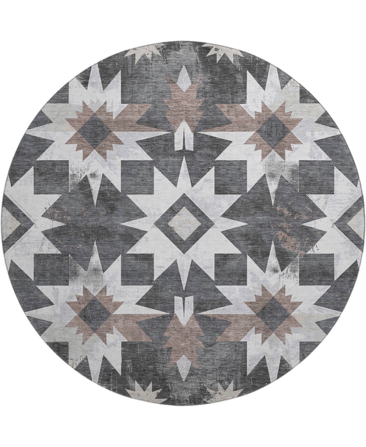 Click here for Addison Mayfield AMF1893 8 x 8 Round Area Rug - Gr... prices