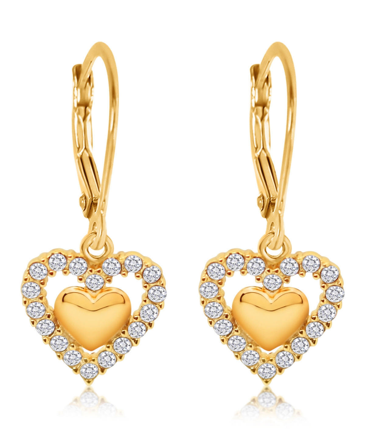 Click here for Chanteur Girls 18K Gold Plated Heart Hypoallergeni... prices
