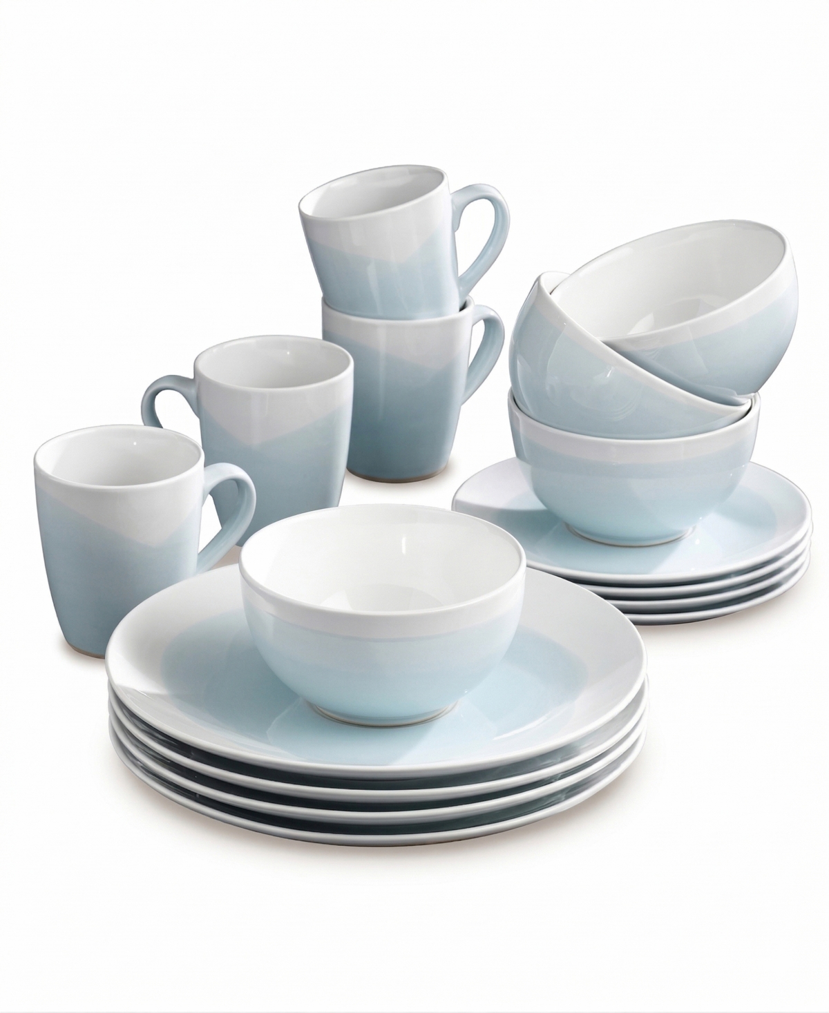 Click here for American Atelier Oasis 16 Pc Dinnerware Set - Mint... prices