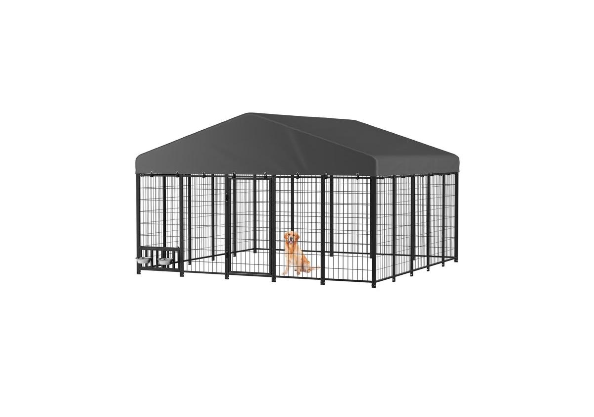 Click here for Aecojoy Heavy Duty Outdoor Dog Kennel  Steel Chain... prices