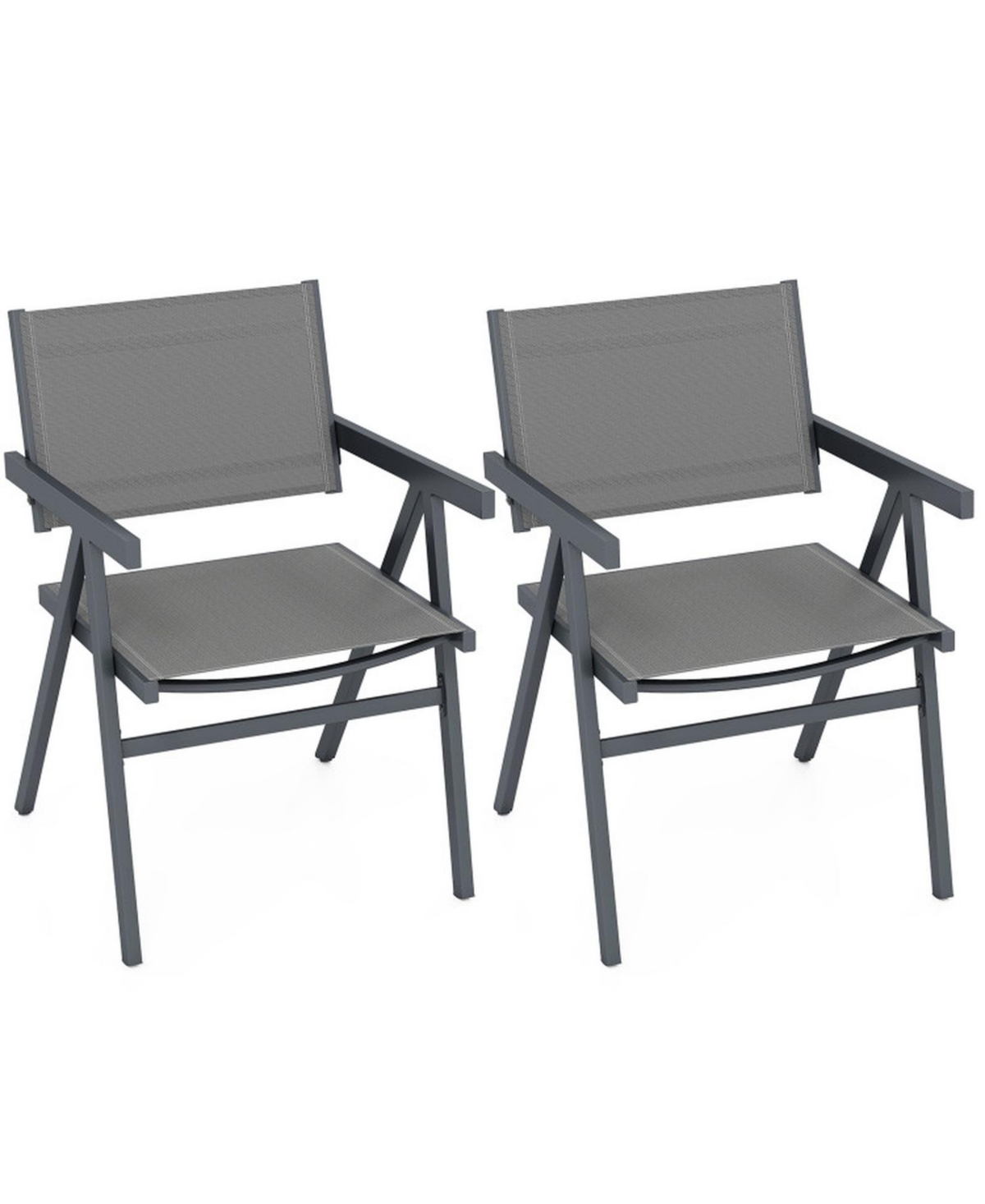Click here for Gouun Outdoor Dining Chairs Set of 2 with Breathab... prices