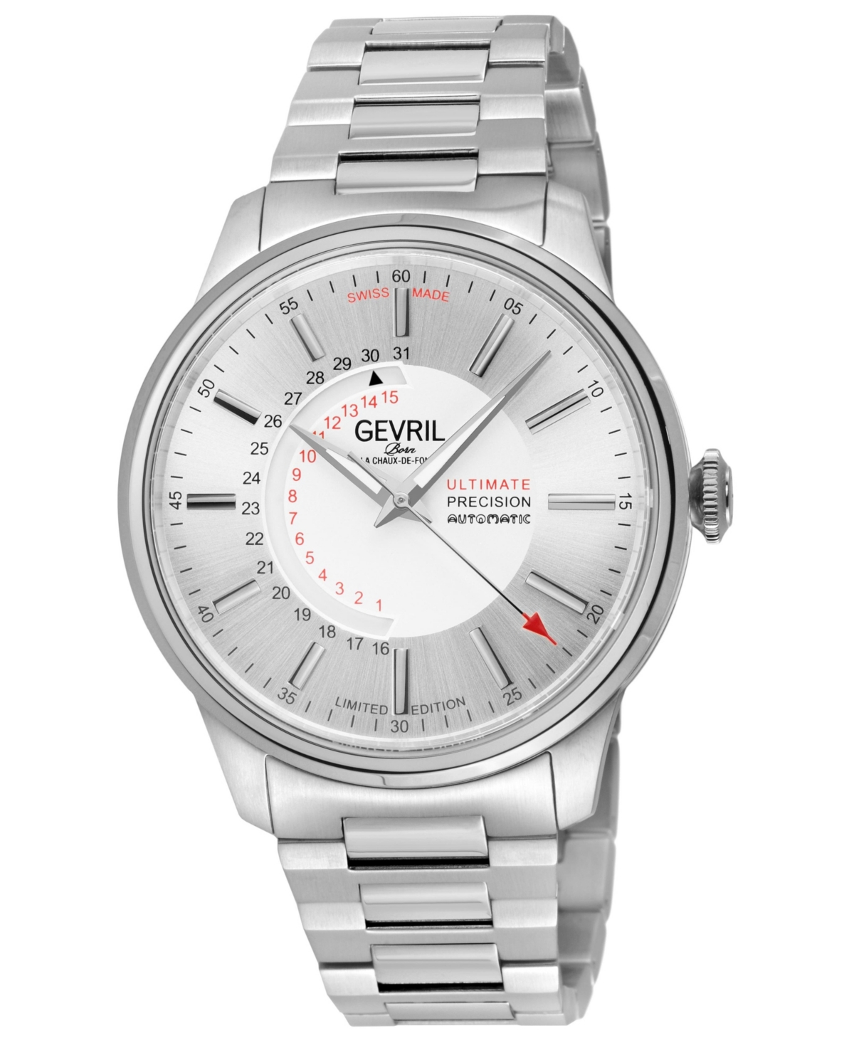 Click here for Gevril Mens Guggenheim Swiss Automatic Bracelet Wa... prices
