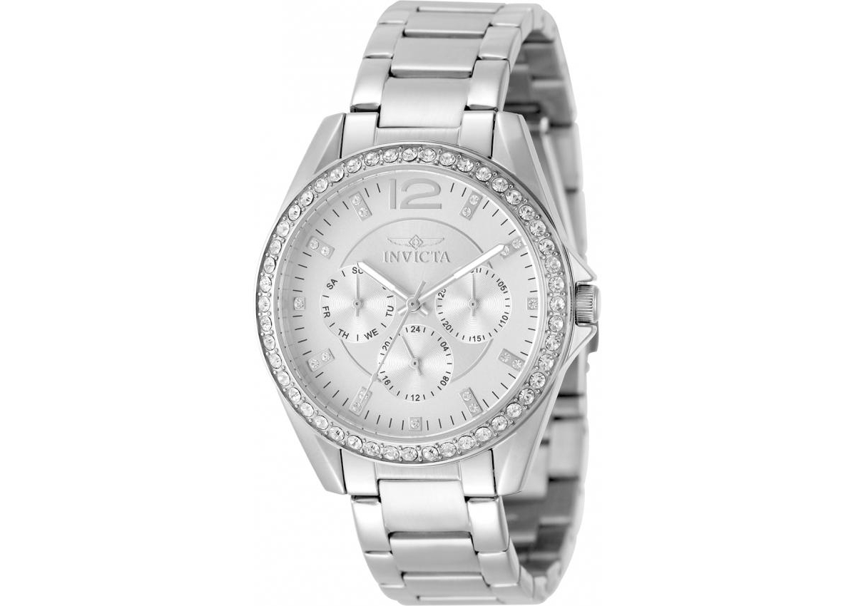 Click here for Invicta Womens 50108 Angel Quartz VH63 Silver Dial... prices