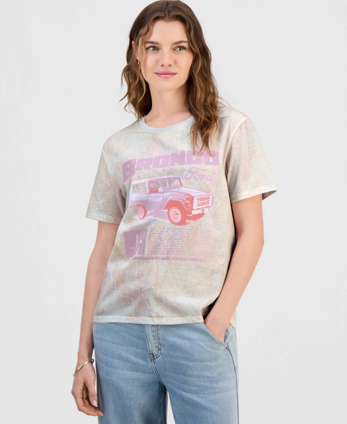 Click here for Love Tribe Juniors Bronco Camo Graphic-Print Crewn... prices