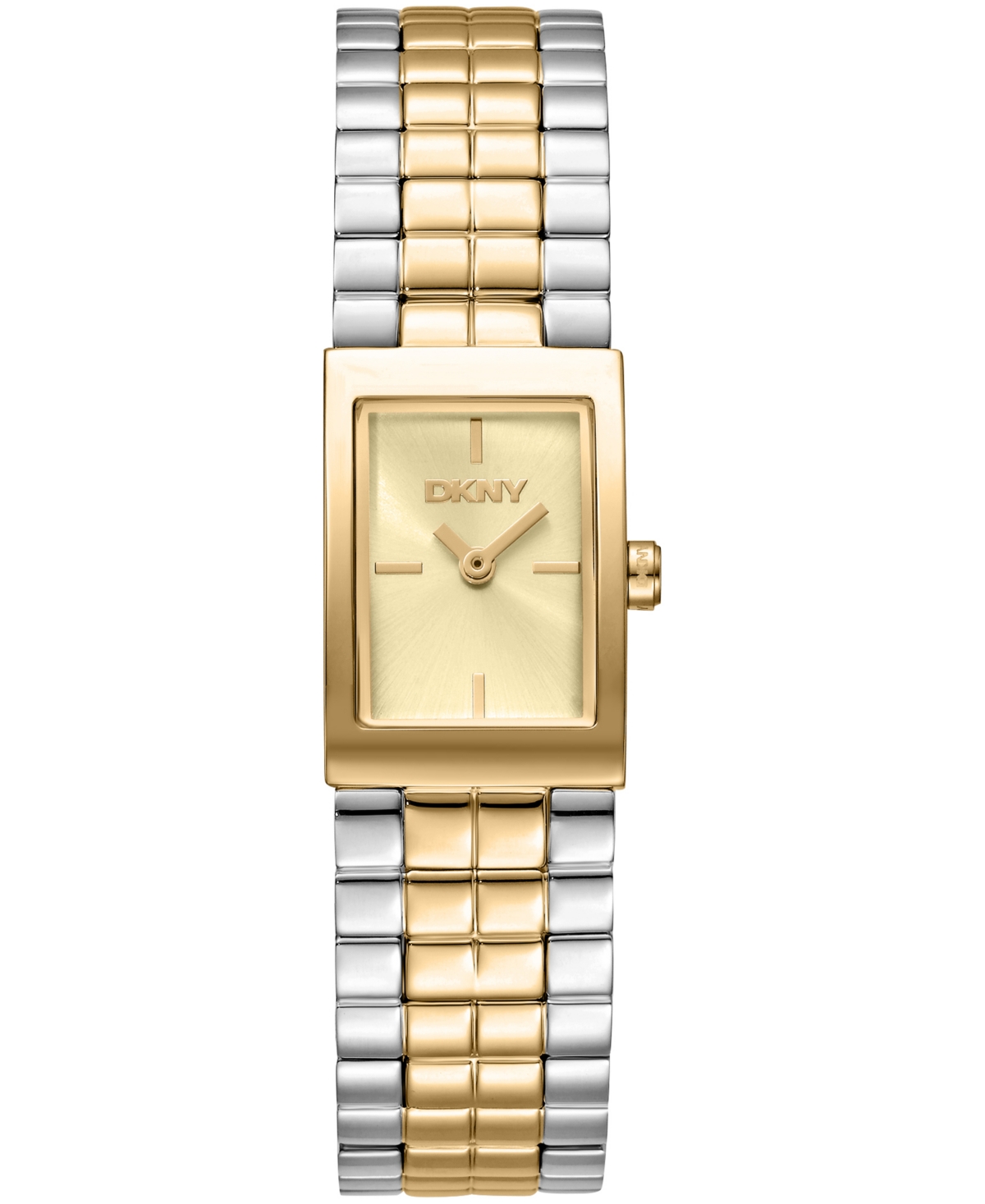 Click here for Dkny Womens Signature Shape Quartz Two-Tone Bracel... prices