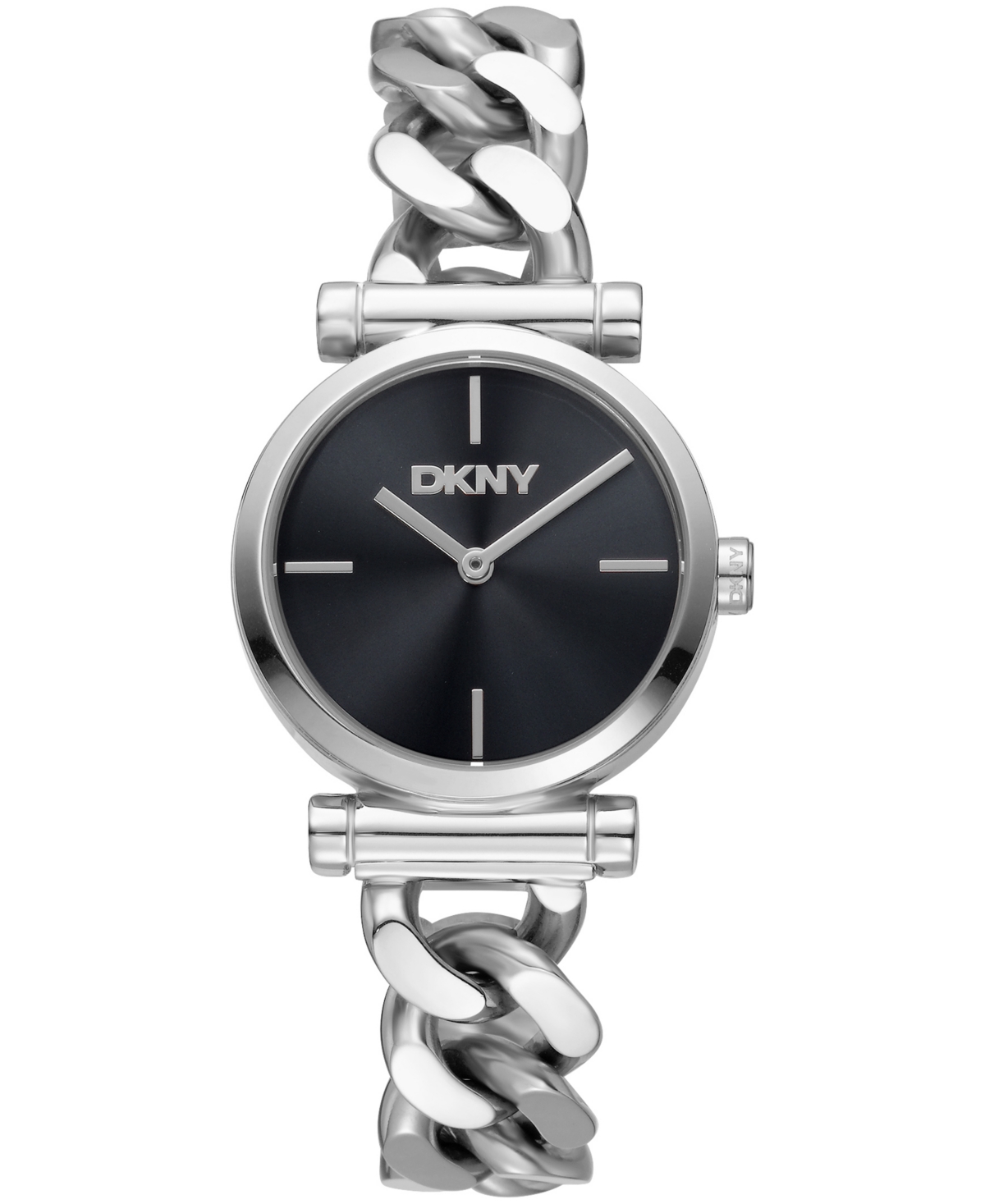 Click here for Dkny Womens Open Link Quartz Stainless Steel Chain... prices