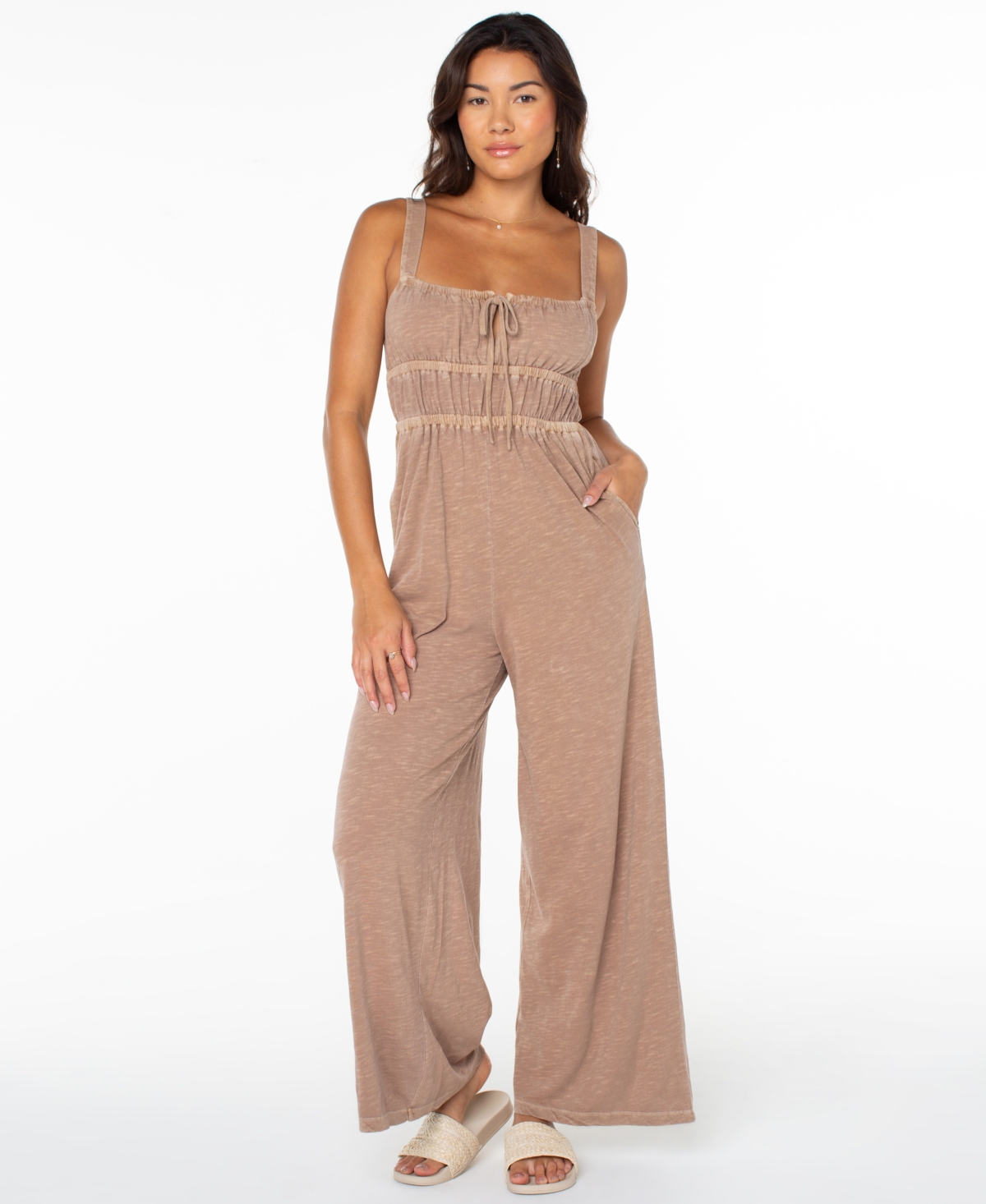 Click here for Roxy Womens Clover Sleeveless Square Neck Jumpsuit... prices