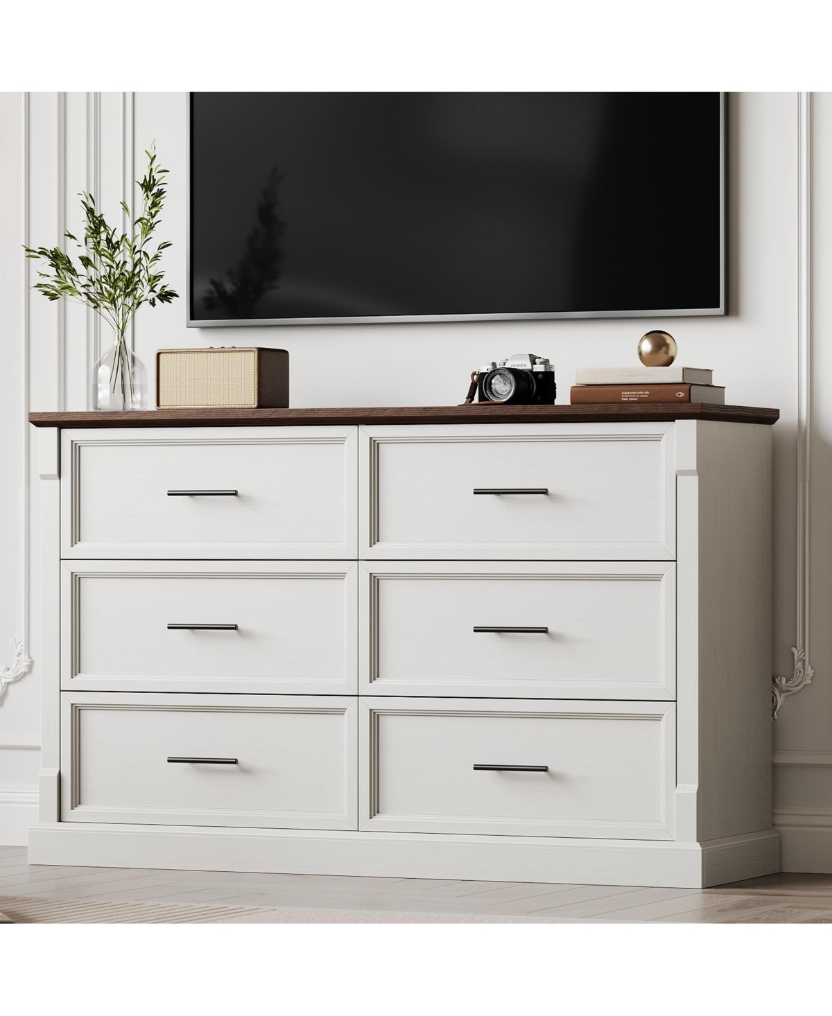 Click here for gaomon 6 Drawer Dresser for Bedroom  Farmhouse Lar... prices