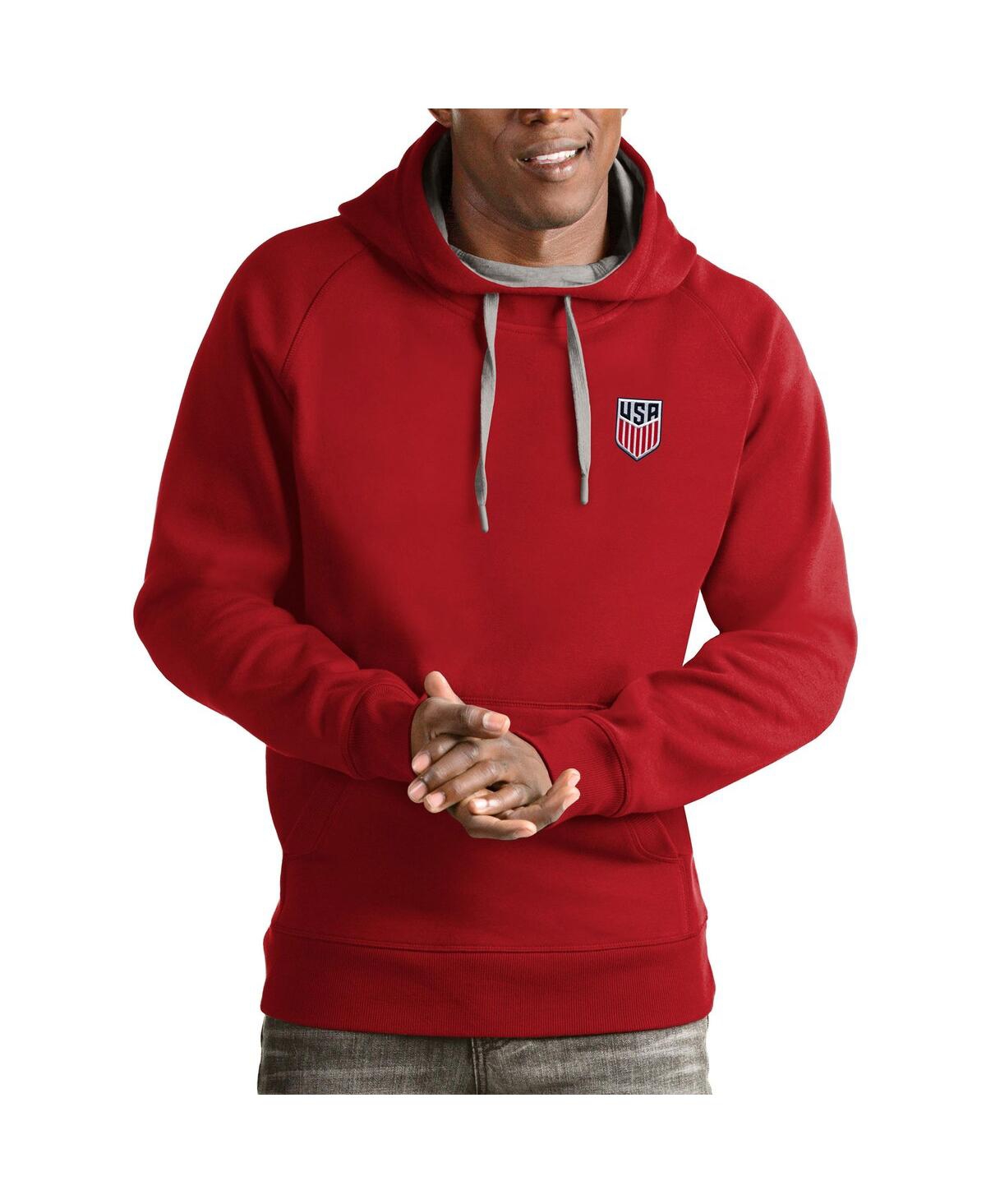 Click here for Antigua Mens Red Usmnt Victory Pullover Hoodie - R... prices