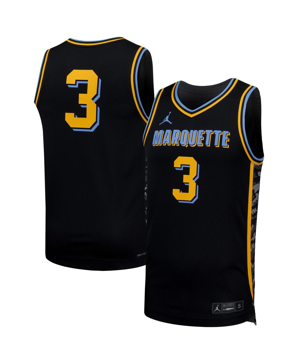 Click here for Nike Mens 3 Black Marquette Golden Eagles Replica... prices