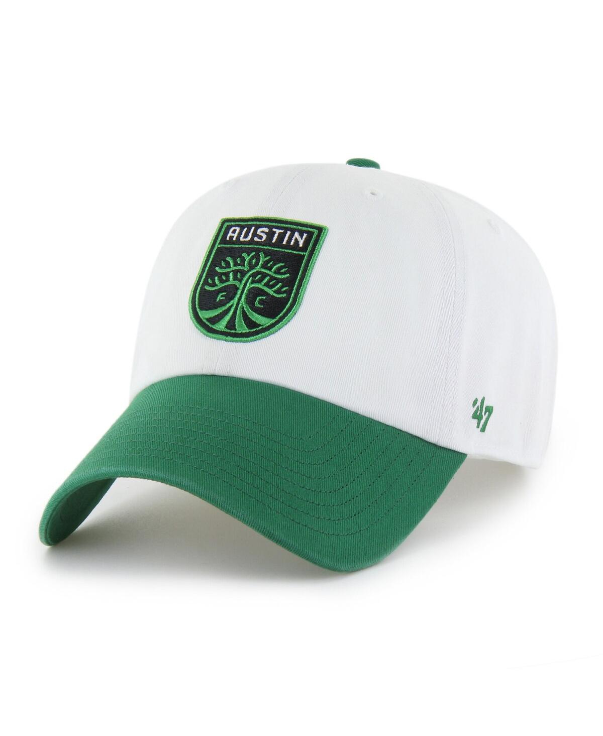 Click here for 47 Brand Mens White Austin Fc Two-Tone Clean Up Ad... prices