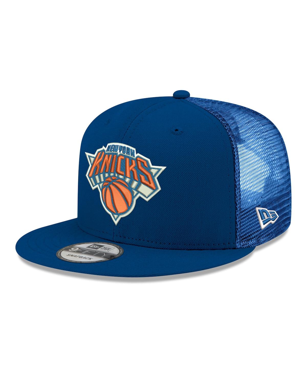 Click here for New Era Mens Blue New York Knicks Core Logo Meshba... prices