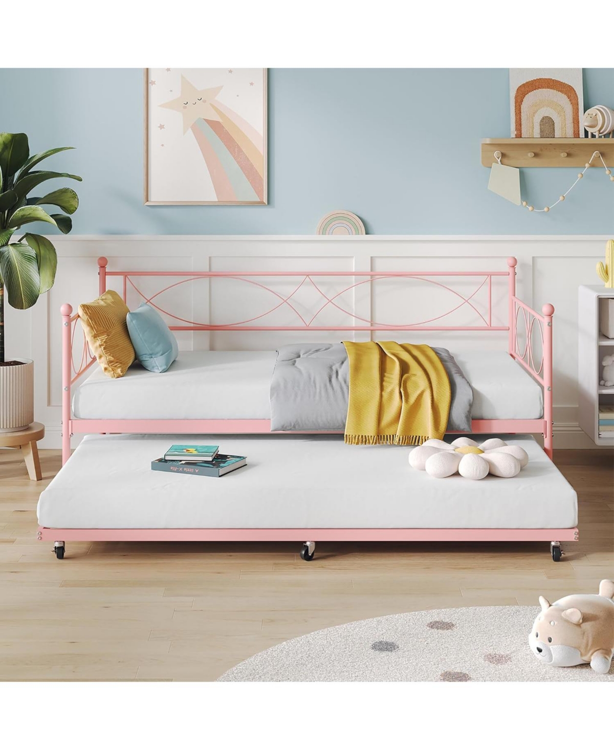 Click here for gaomon Twin Metal Daybed Frame  Space-Saving Minim... prices