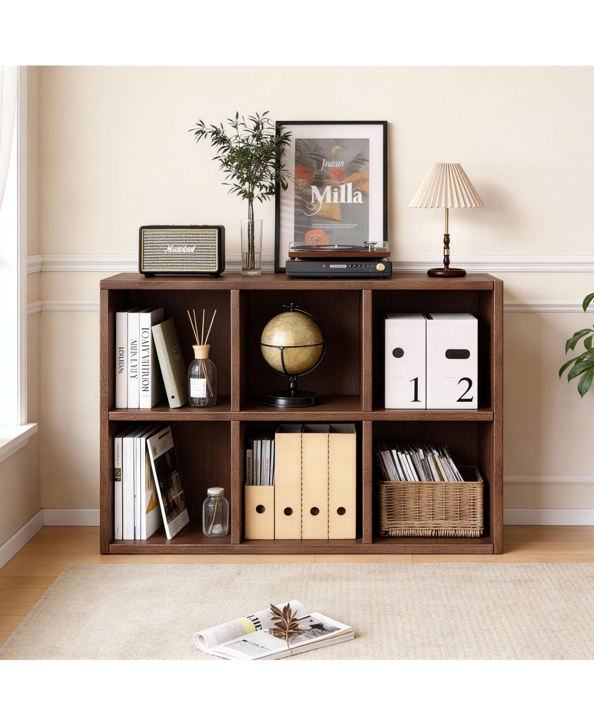 Click here for Streamdale Furniture Wooden 6-Shelf Bookcase Stora... prices