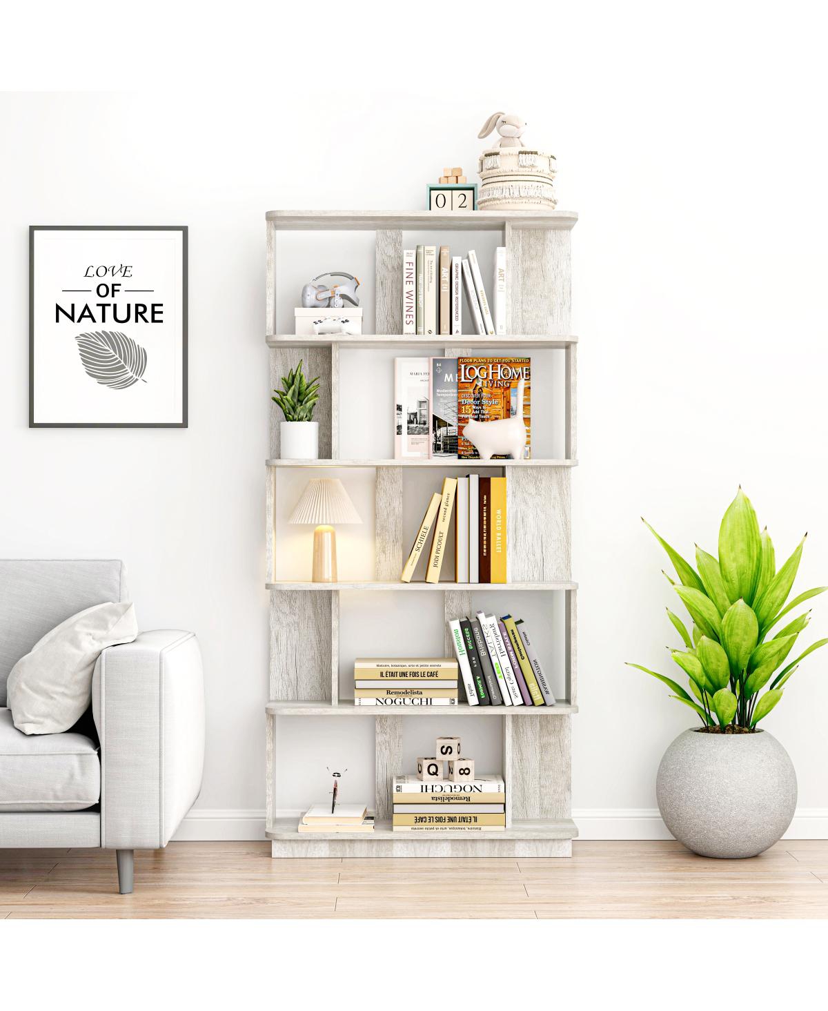 Click here for Streamdale Furniture 31.5x64.56 5-Tier Open Booksh... prices