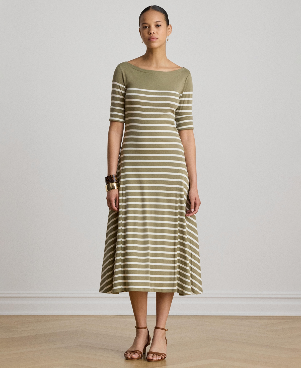 Click here for Lauren Ralph Lauren Womens Boat Neck Breton-Stripe... prices