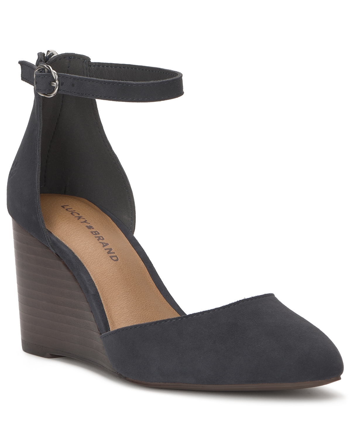 Click here for Lucky Brand Womens Nitika Wedge Heel Pumps - Blue... prices