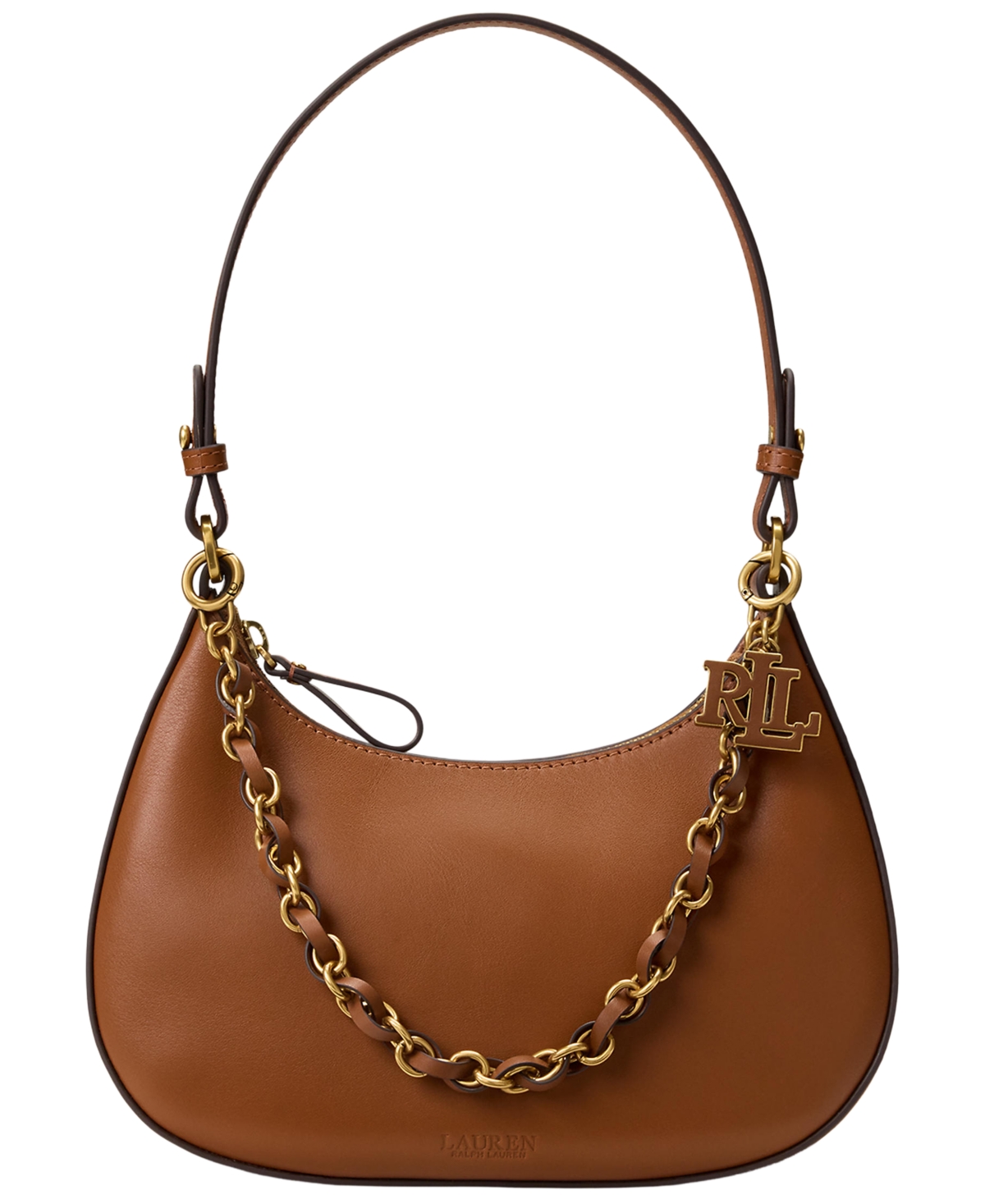 Click here for Lauren Ralph Lauren Small Leather Shoulder Handbag... prices