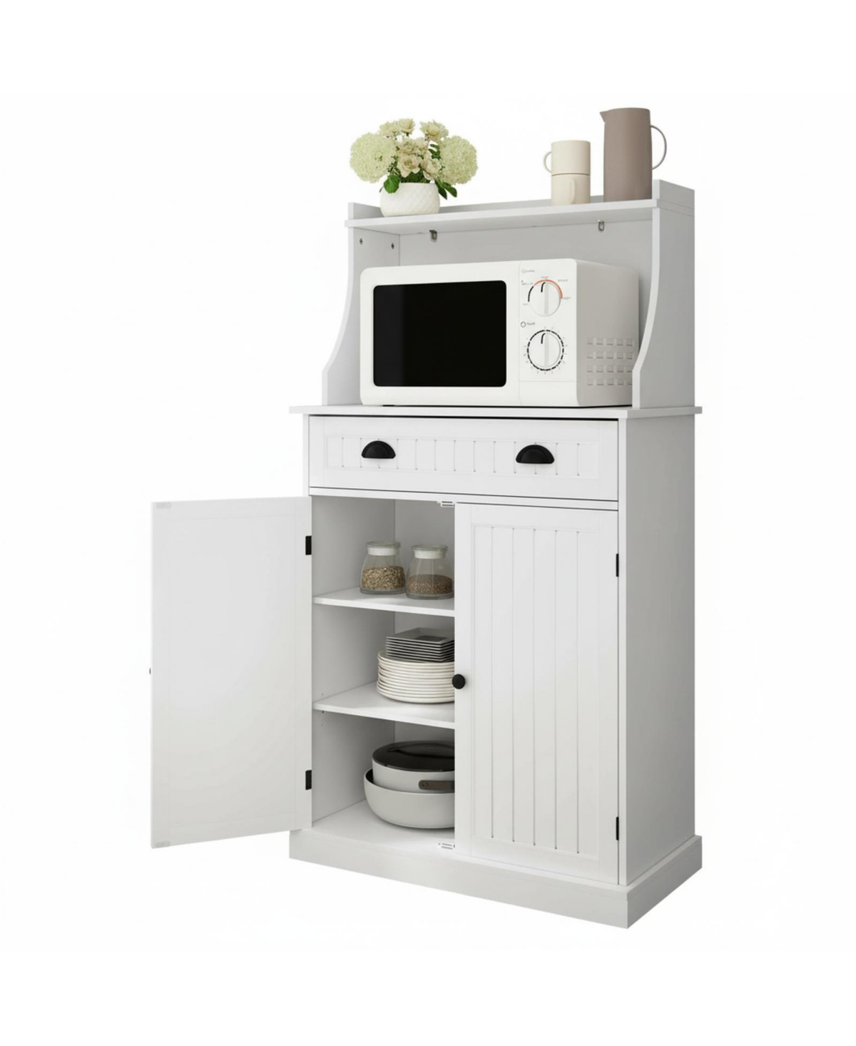 Click here for Yigii Kitchen Microwave Cabinet Stand Storage Draw... prices