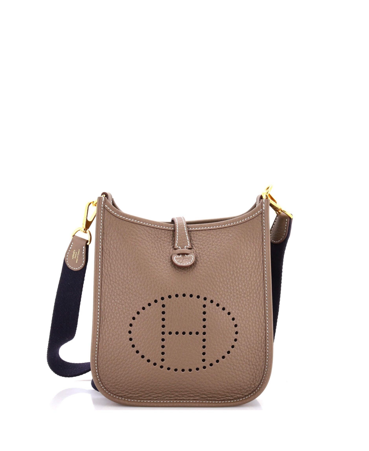 Click here for Pre-Owned HERMES Tpm Evelyne Bag Gen Iii Clemence... prices