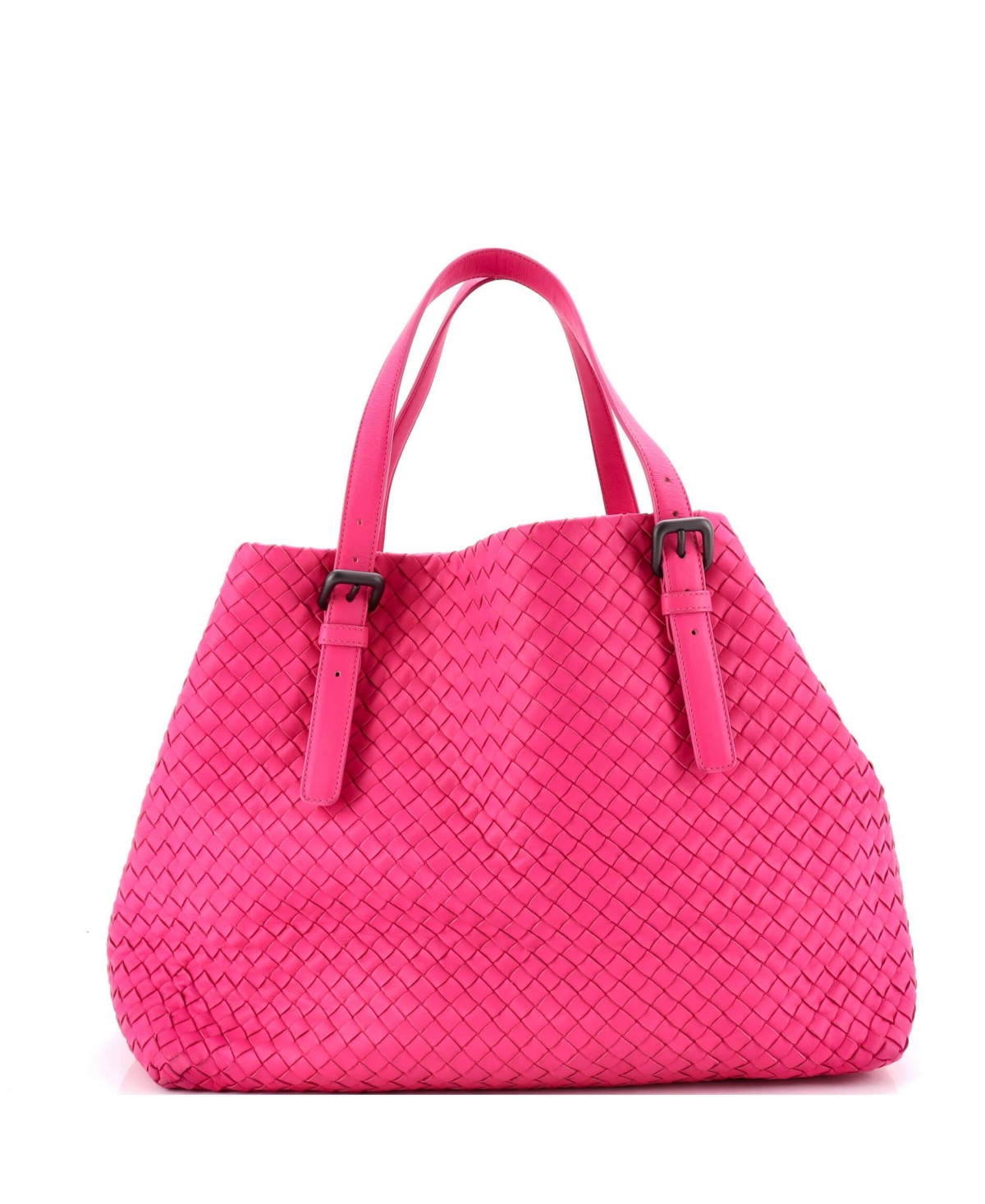 Click here for Pre-Owned Bottega Veneta Large A-Shape Tote Intrec... prices