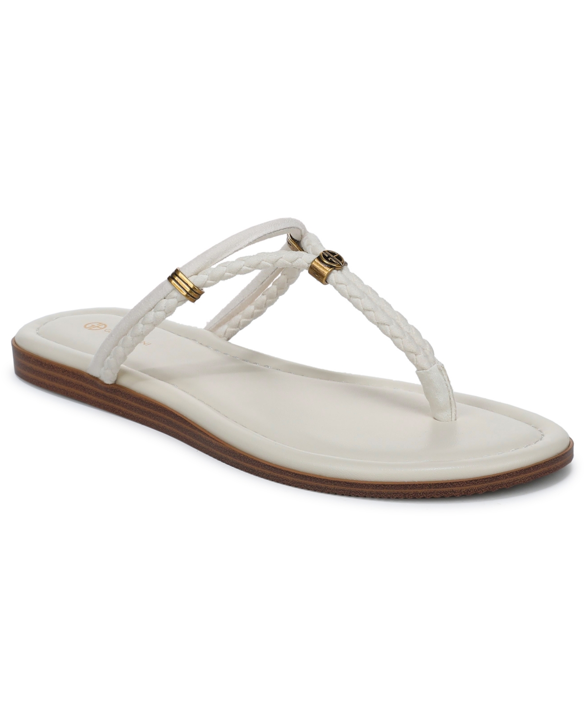 Click here for Giani Bernini Womens Tylee Braided Flat Slides San... prices