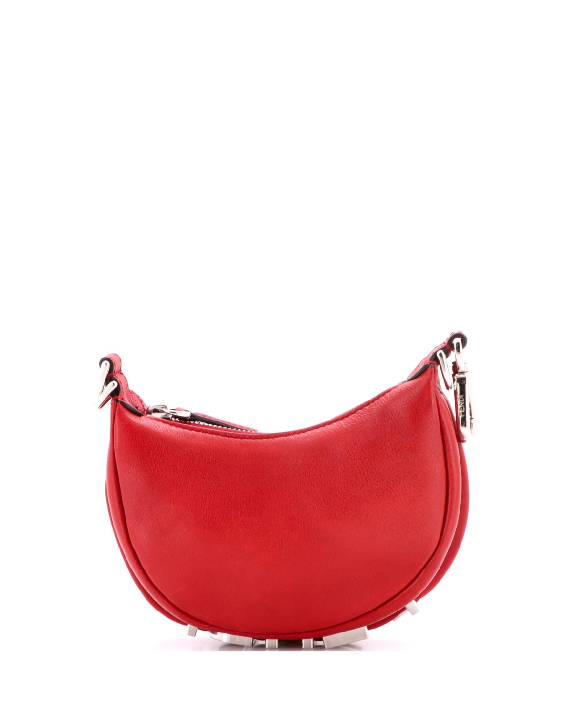 Click here for Pre-Owned Fendi Nano Fendigraphy Bag Leather - Red prices