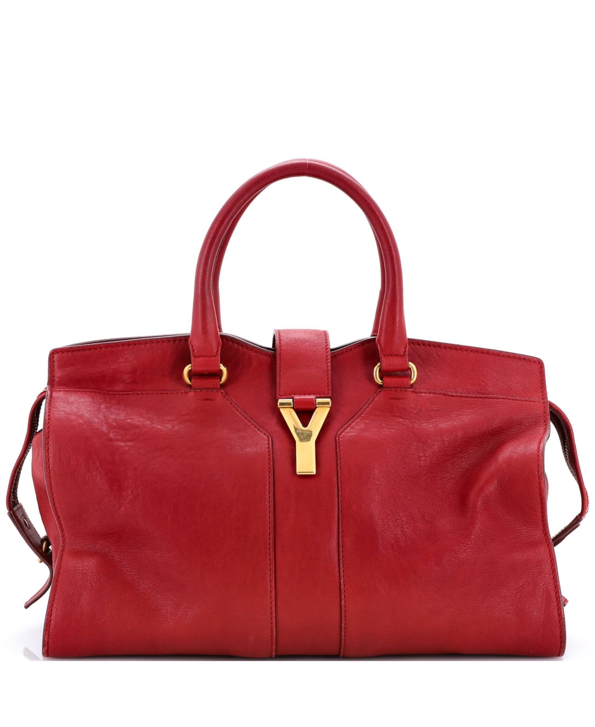 Click here for Pre-Owned Saint Laurent Large Chyc Cabas Tote Leat... prices