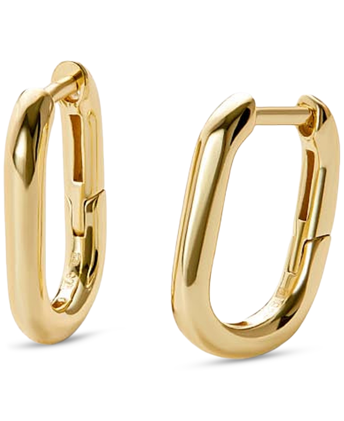 Click here for Ana Luisa Rox Mini Gold-Plated Hoop Earrings - Gol... prices