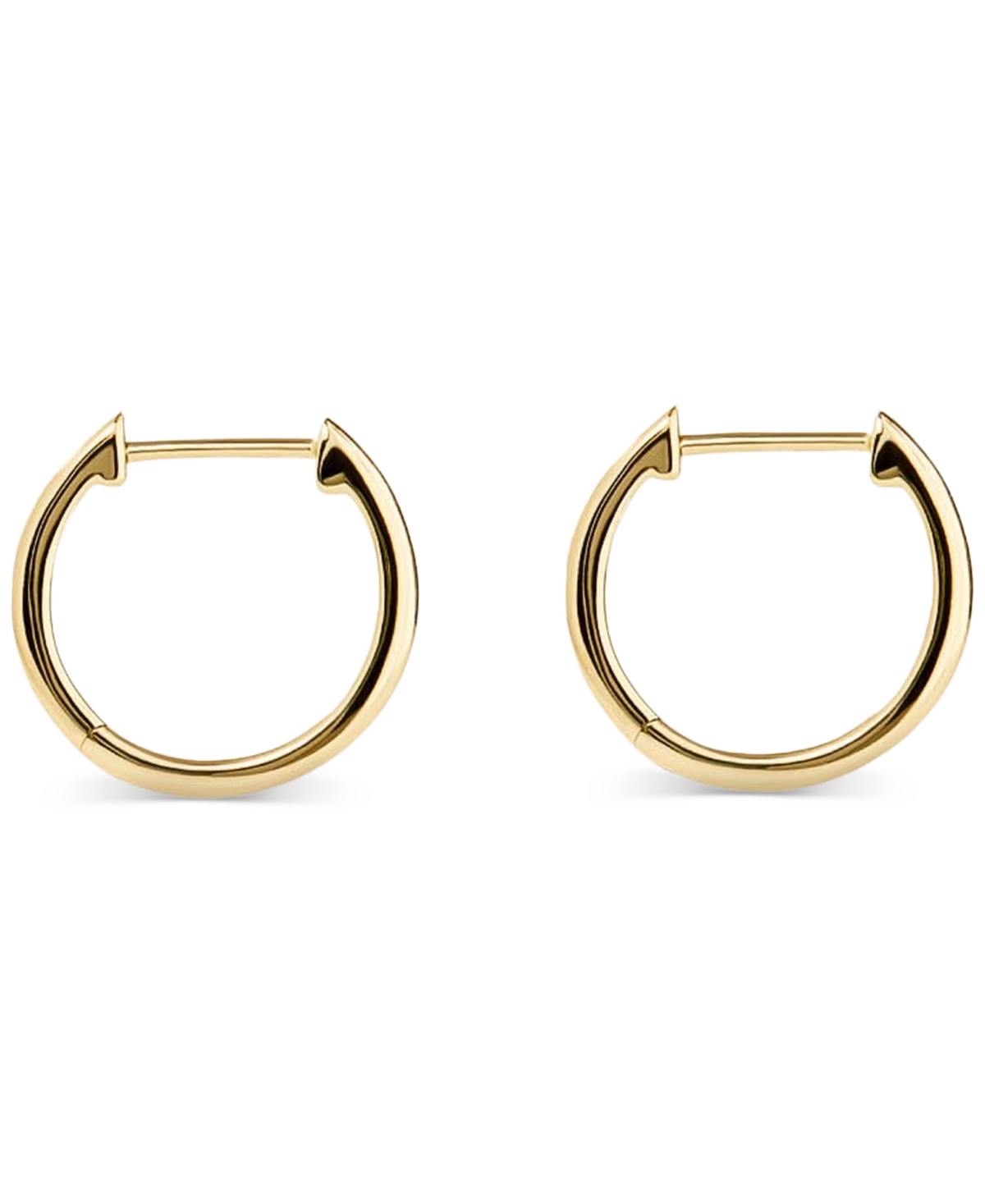 Click here for Ana Luisa Lo Small Gold-Plated Slim Endless Hoop E... prices