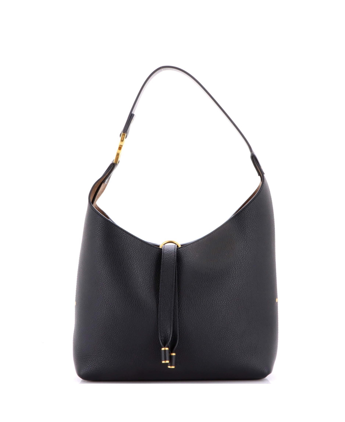 Click here for Pre-Owned Chloe Small Marcie Nm Hobo Leather - Bla... prices