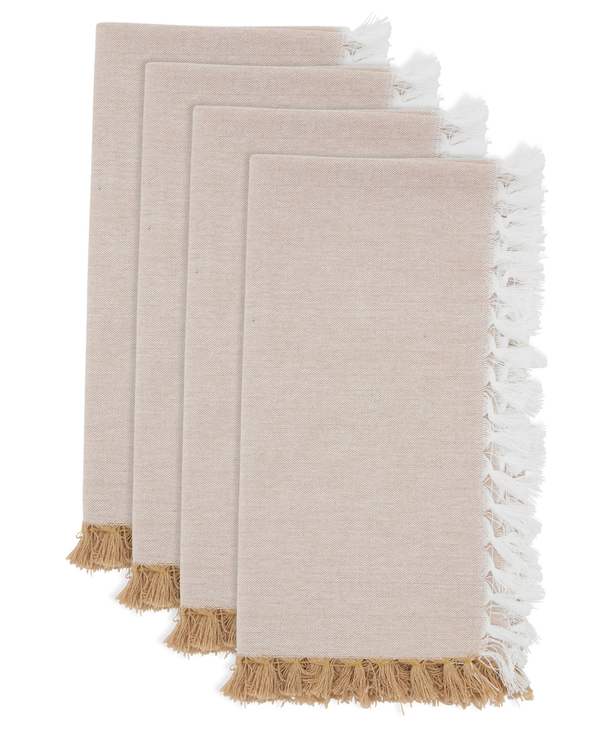Click here for Saro Lifestyle Fringe Edge Cotton Napkins  Set of... prices