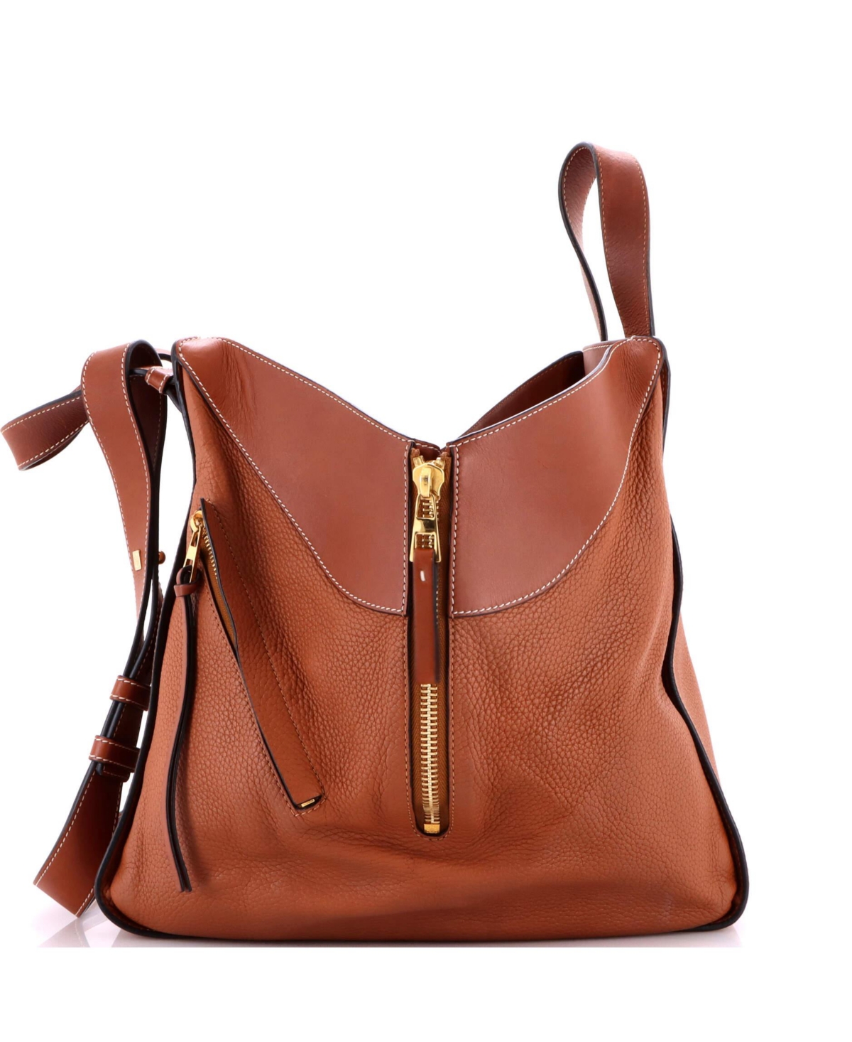 Click here for Pre-Owned Loewe Medium Hammock Bag Leather - Brown prices