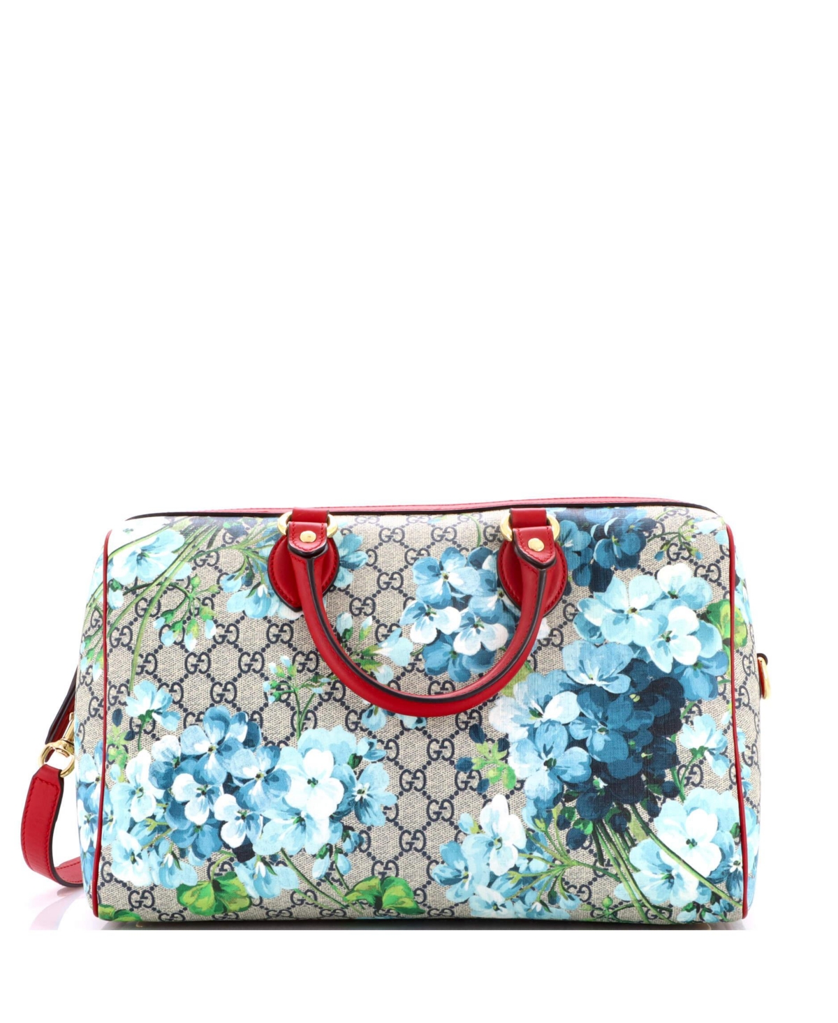 Click here for Pre-Owned Gucci Medium Convertible Boston Bag Bloo... prices