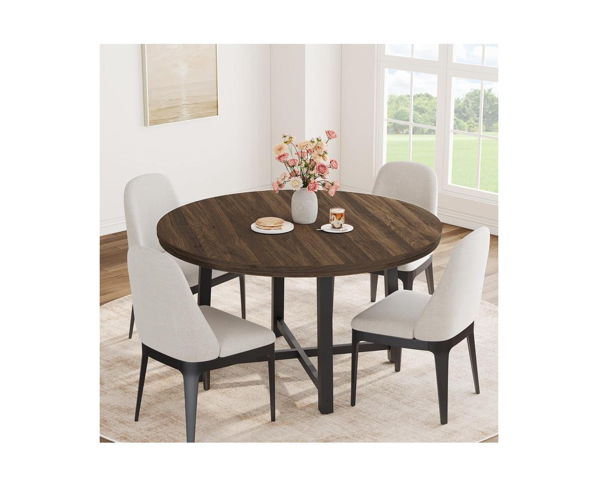 Click here for gaomon 4-Person Space-Saving Round Dining Table wi... prices