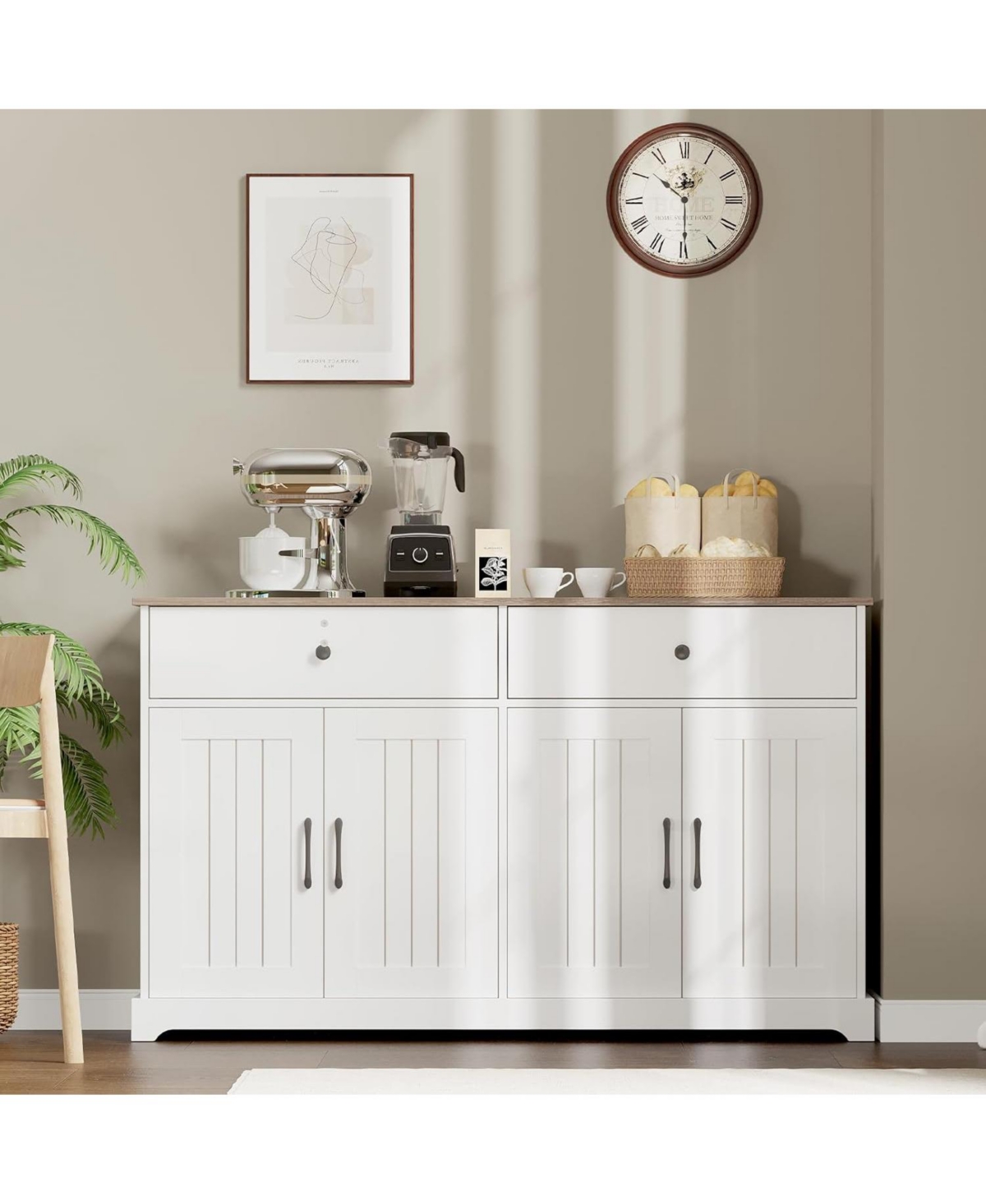 Click here for gaomon Kitchen Buffet Sideboard Storage Cabinet wi... prices