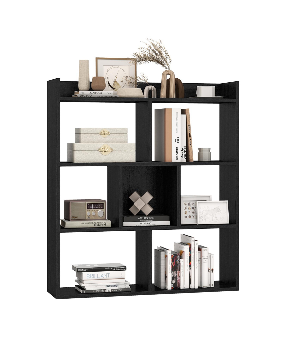 Click here for Gouun 7-Cube Open-Back Bookshelf with Anti-Topplin... prices