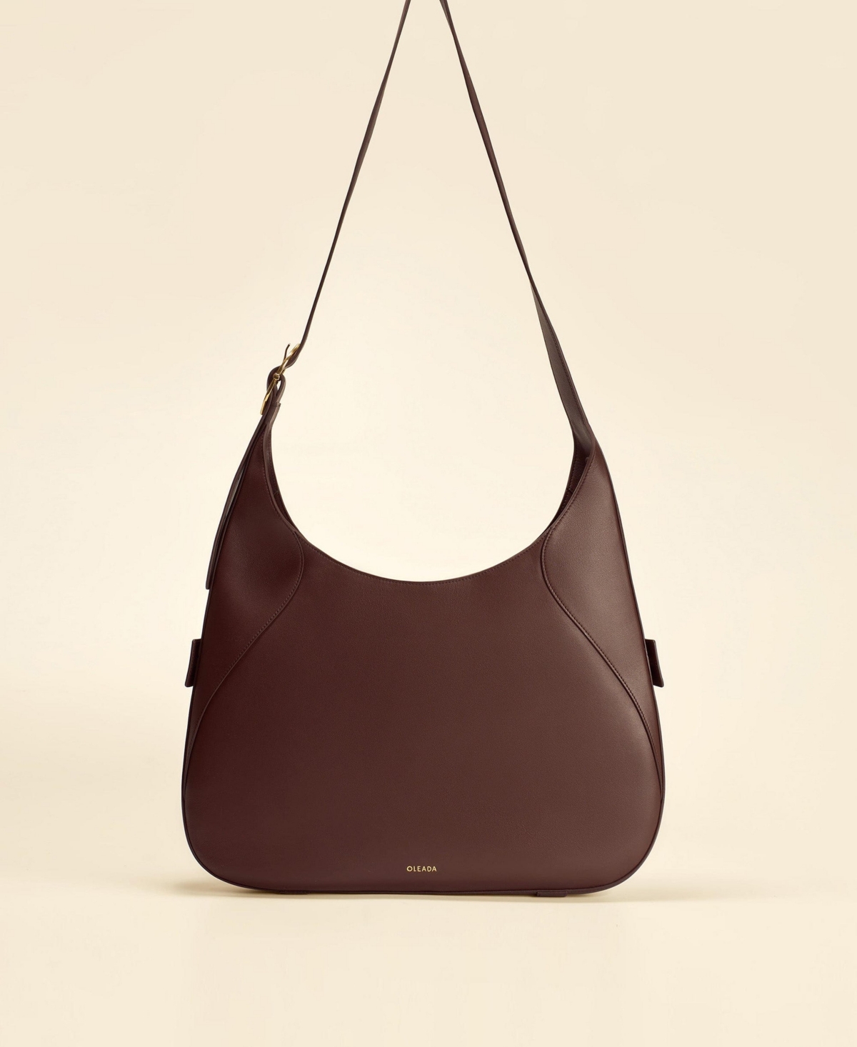 Click here for Oleada Marina Suede Leather Hobo Bag - Chocolate prices