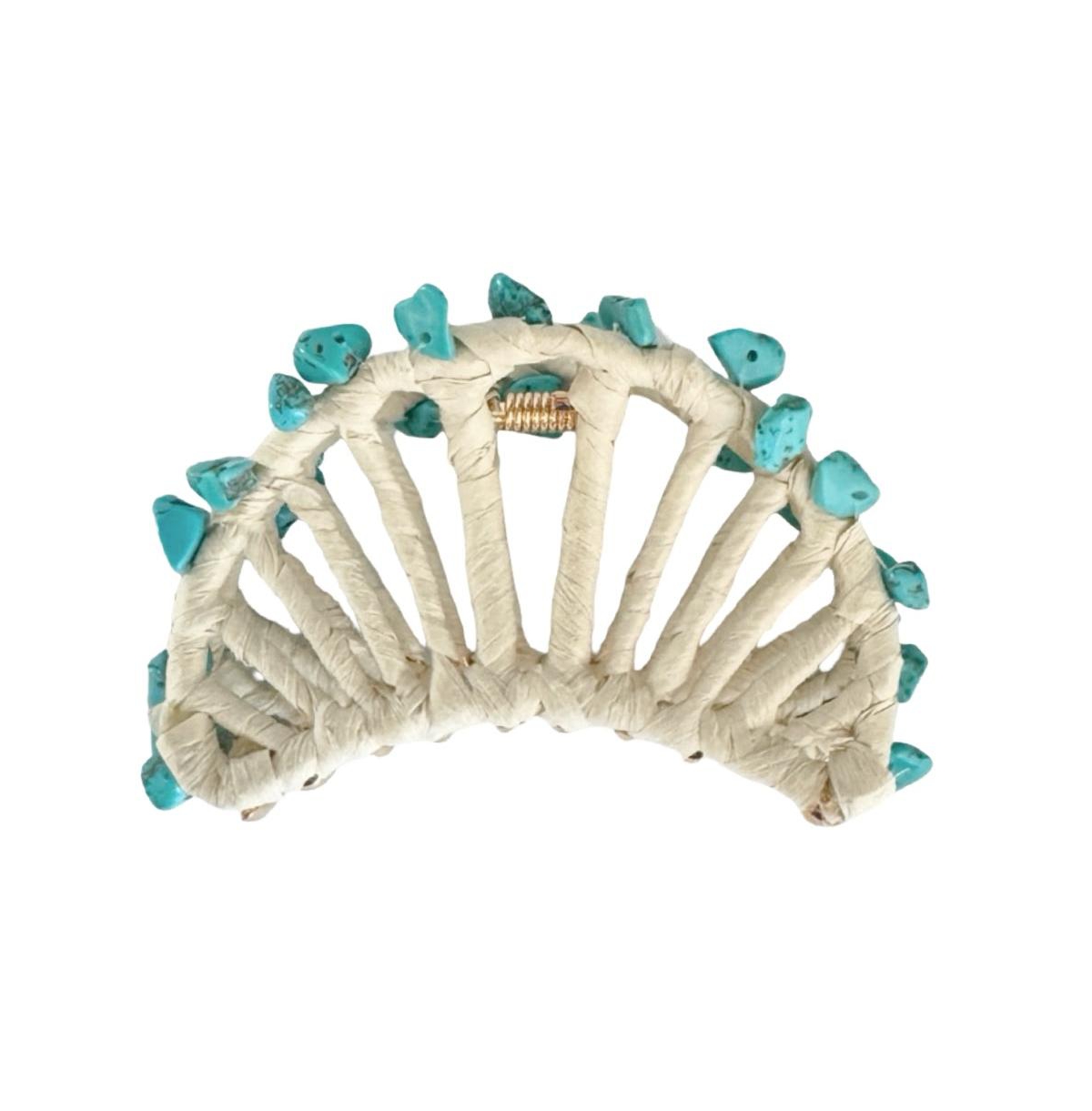 Click here for Headbands of Hope Womens Raffia Seashell Hair Claw... prices