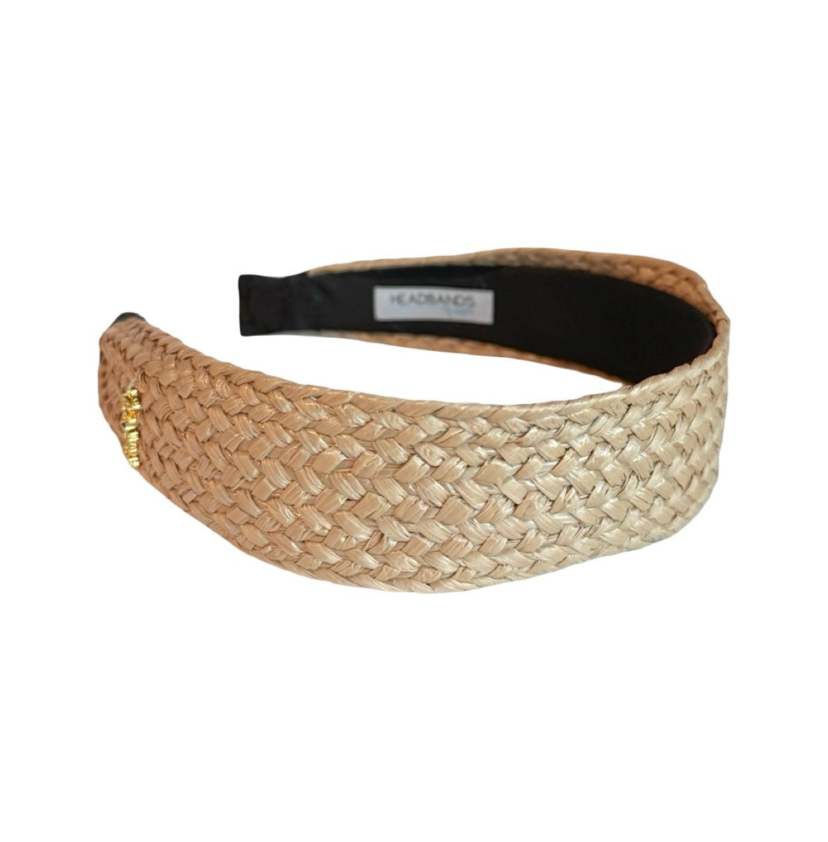 Click here for Headbands of Hope Womens Wide Woven Headband - Tan prices