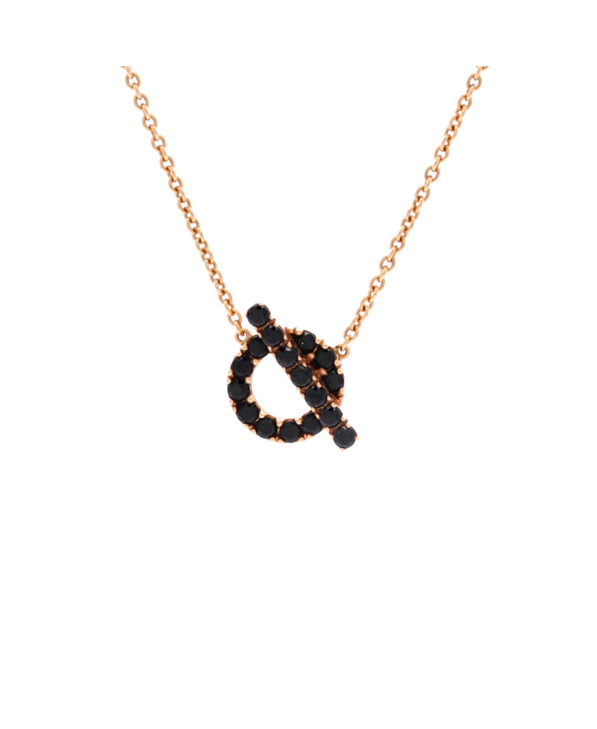 Click here for Pre-Owned HERMES Finesse Pendant Necklace - 18k ro... prices