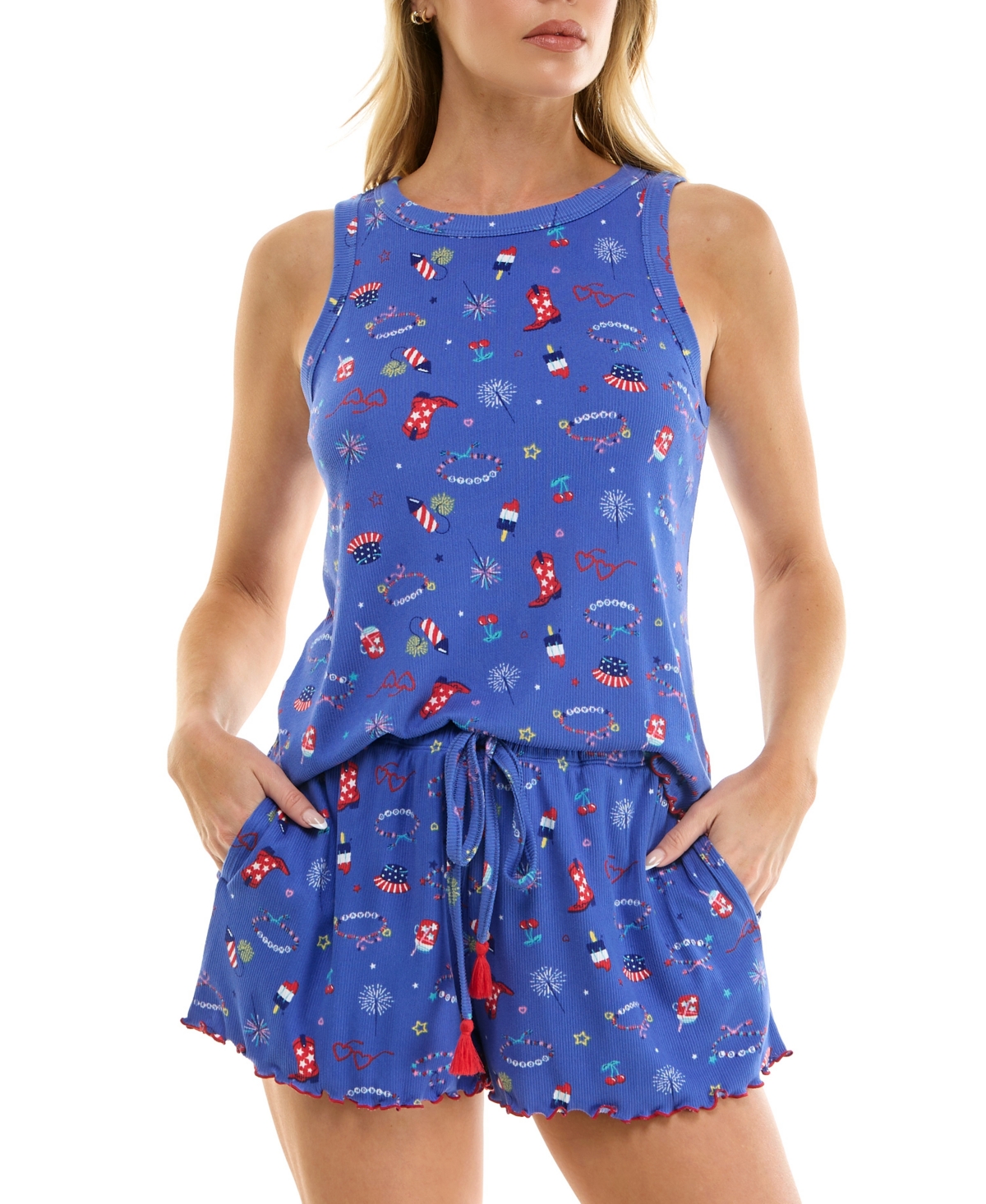 Click here for Roudelain Womens Crewneck Top and Pull-On Shorts... prices