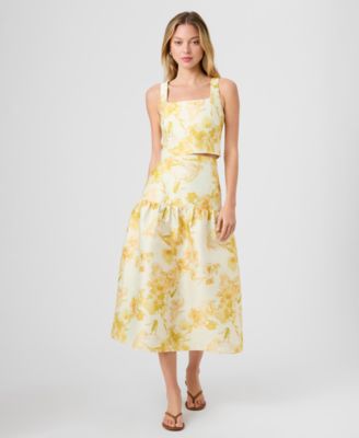 Click here for French Connection Womens Printed Cropped Top Print... prices