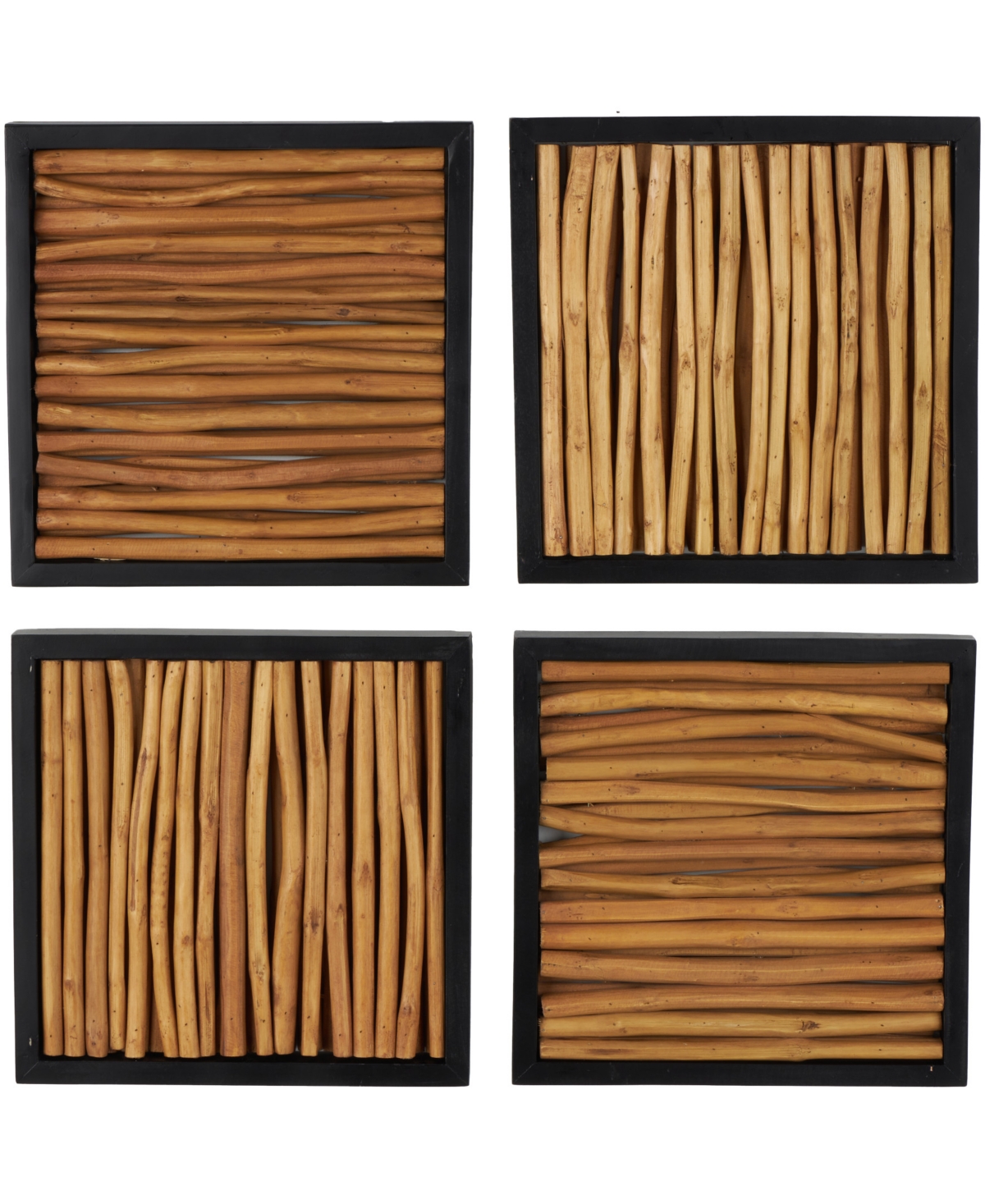 Click here for Rosemary Lane 16 Abstract Teak Wood Wall Decor - B... prices
