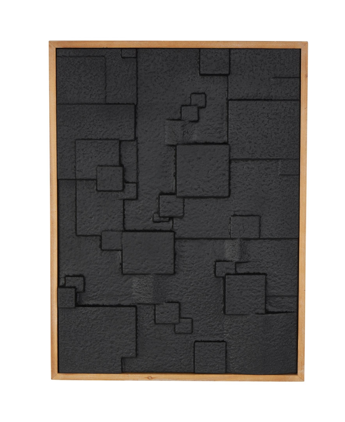 Click here for Rosemary Lane 32 Geometric Wood Wall Art - Black prices