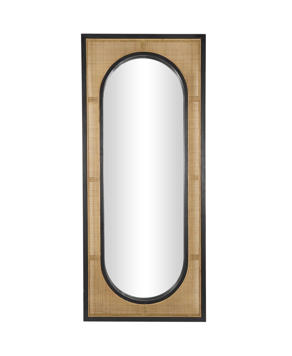 Click here for Rosemary Lane 30 Brown Rattan Wall Mirror - Brown prices