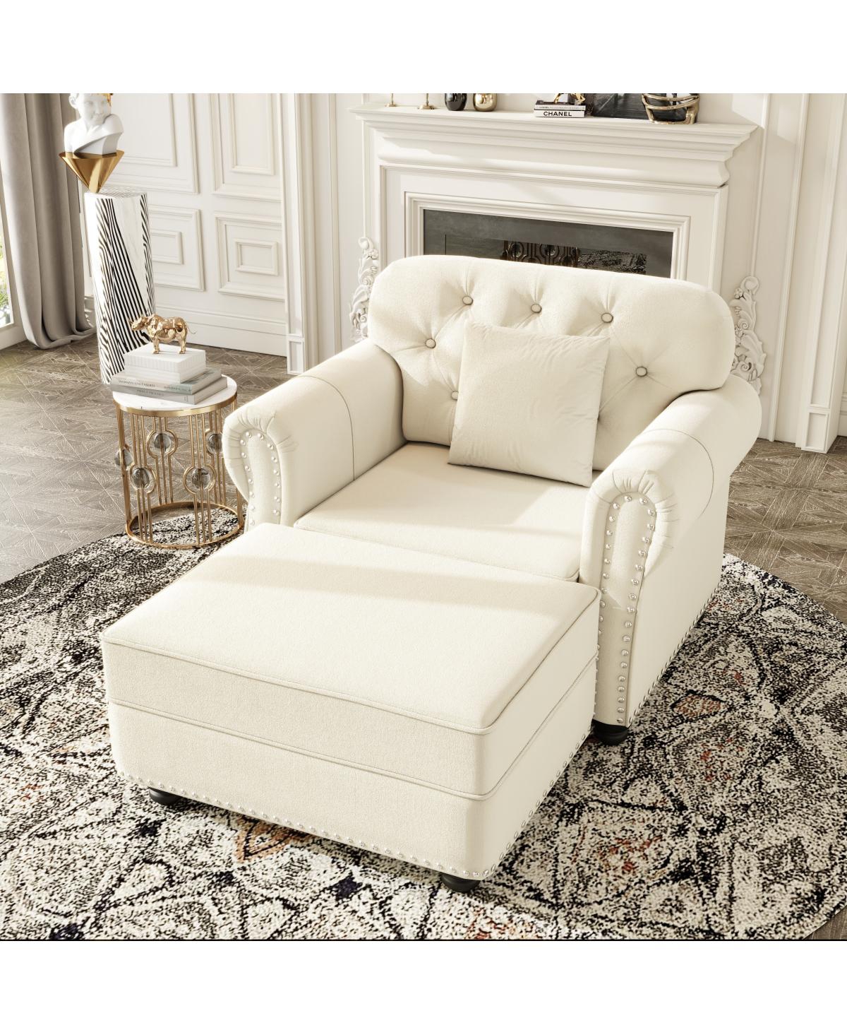 Click here for Streamdale Furniture Chesterfield Sofa with Nailhe... prices